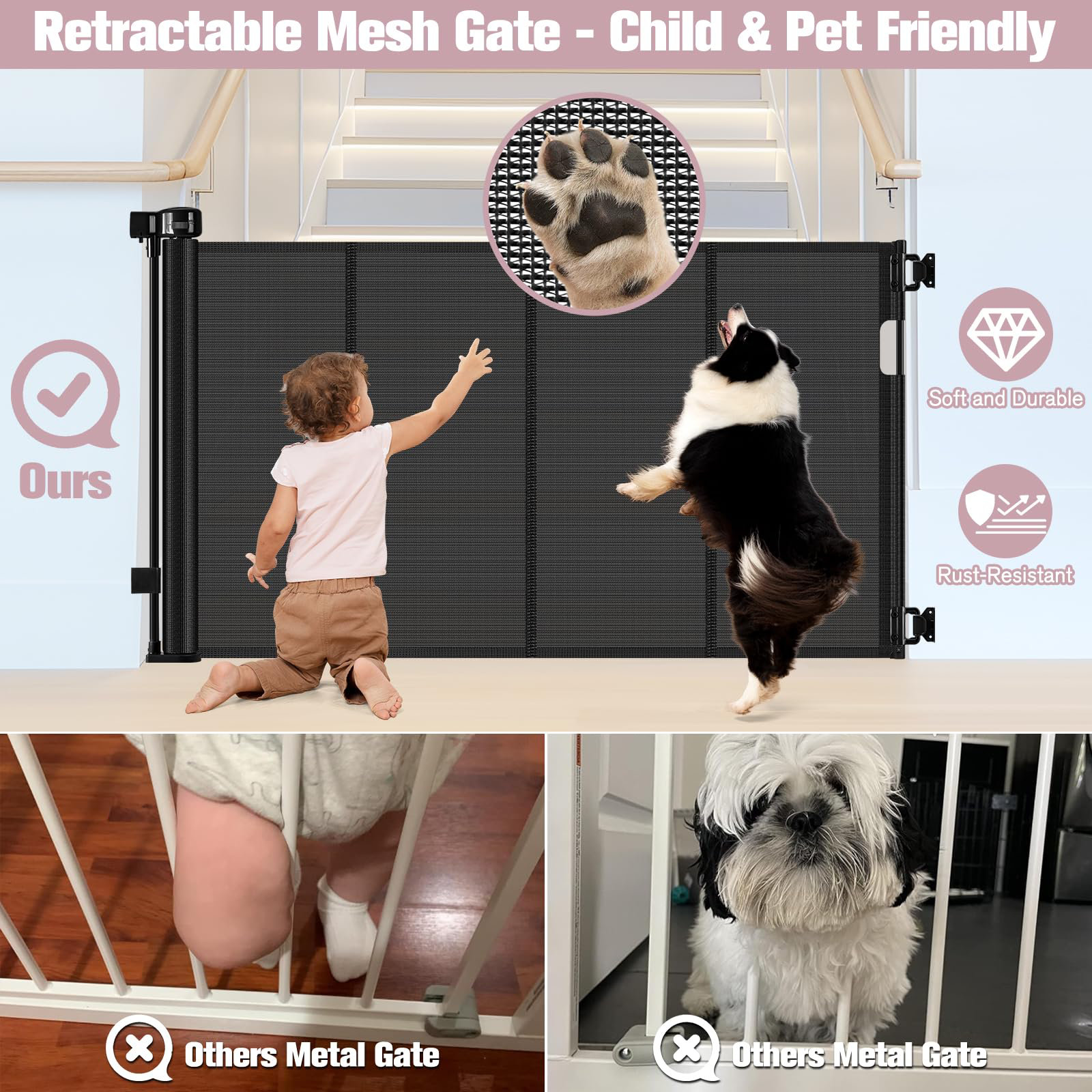 Tucker Murphy Pet™ Gerdfried Mesh Pet Gate Accessory | Wayfair