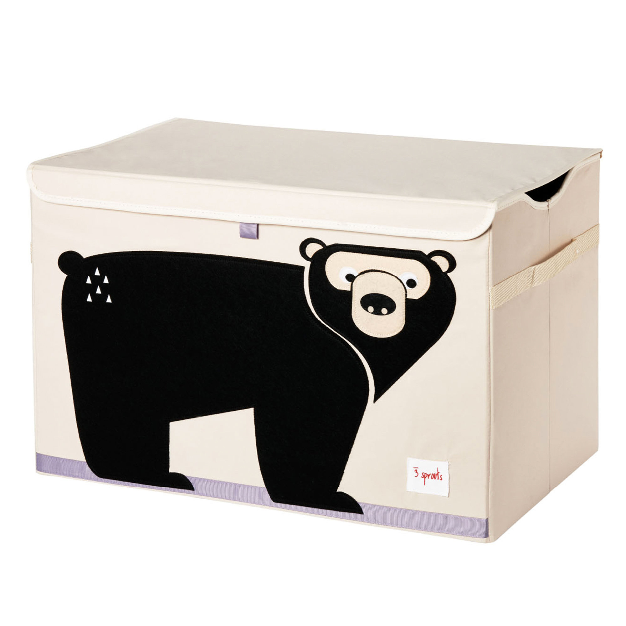 3 Sprouts - Toy Chest Storage Box for Kids Playroom, Bear & Reviews ...