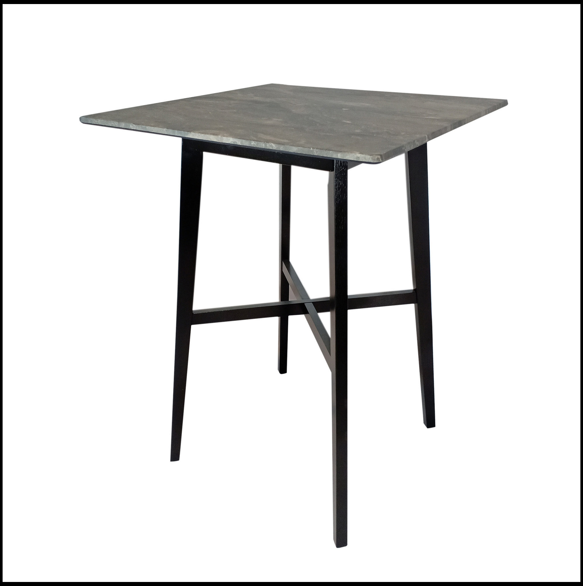 Wrought Studio™ Modern Bar Height 42" Dining Table, Rubberwood Legs And ...