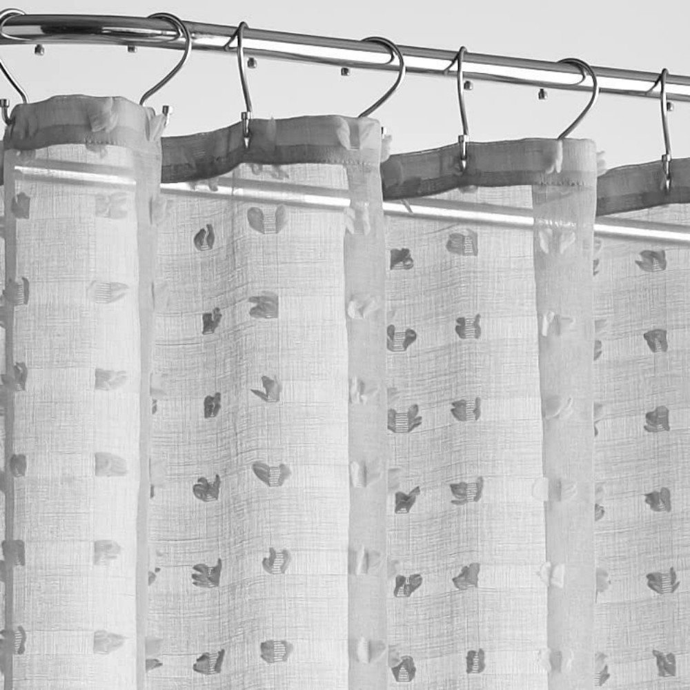 Latitude Run® Polypropylene Transparent Breathable Buttonhole Shower ...