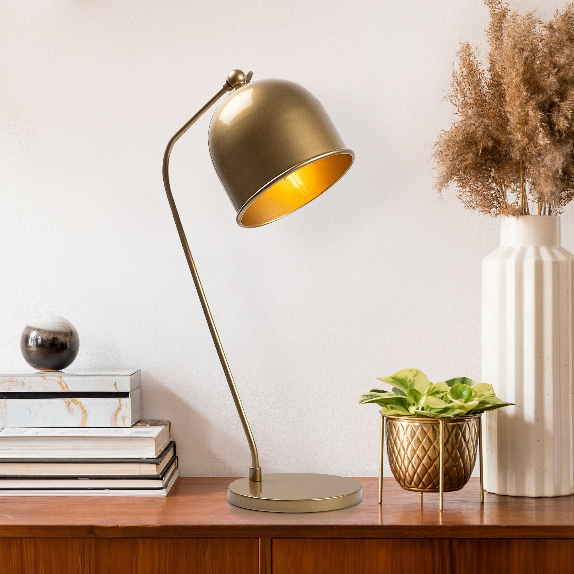 Wrought Studio™ Farrwood Metal Desk Lamp | Wayfair