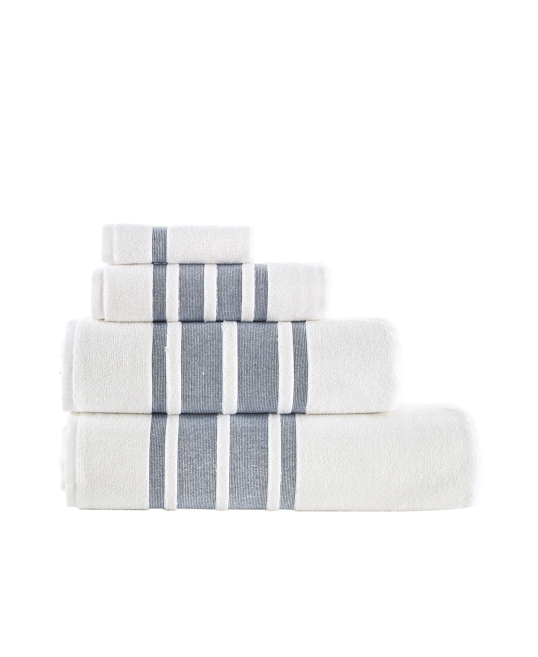 Brooks Brothers Contrast Border Bath Towel | Wayfair
