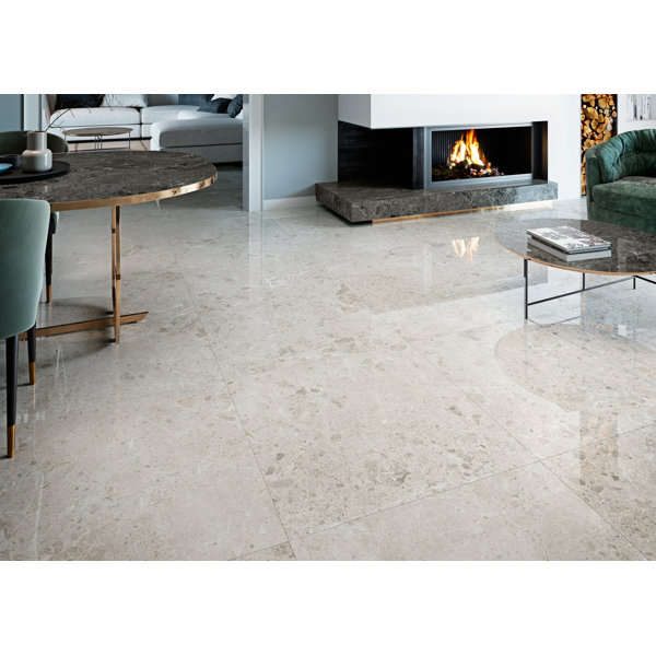 Mirrella Terrazzo 24" x 47" Porcelain Wall & Floor Tile | Wayfair