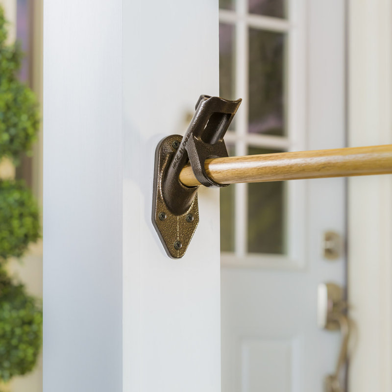 Arlmont & Co. 6.5" Stapleton Antique Copper Adjustable House Flag ...