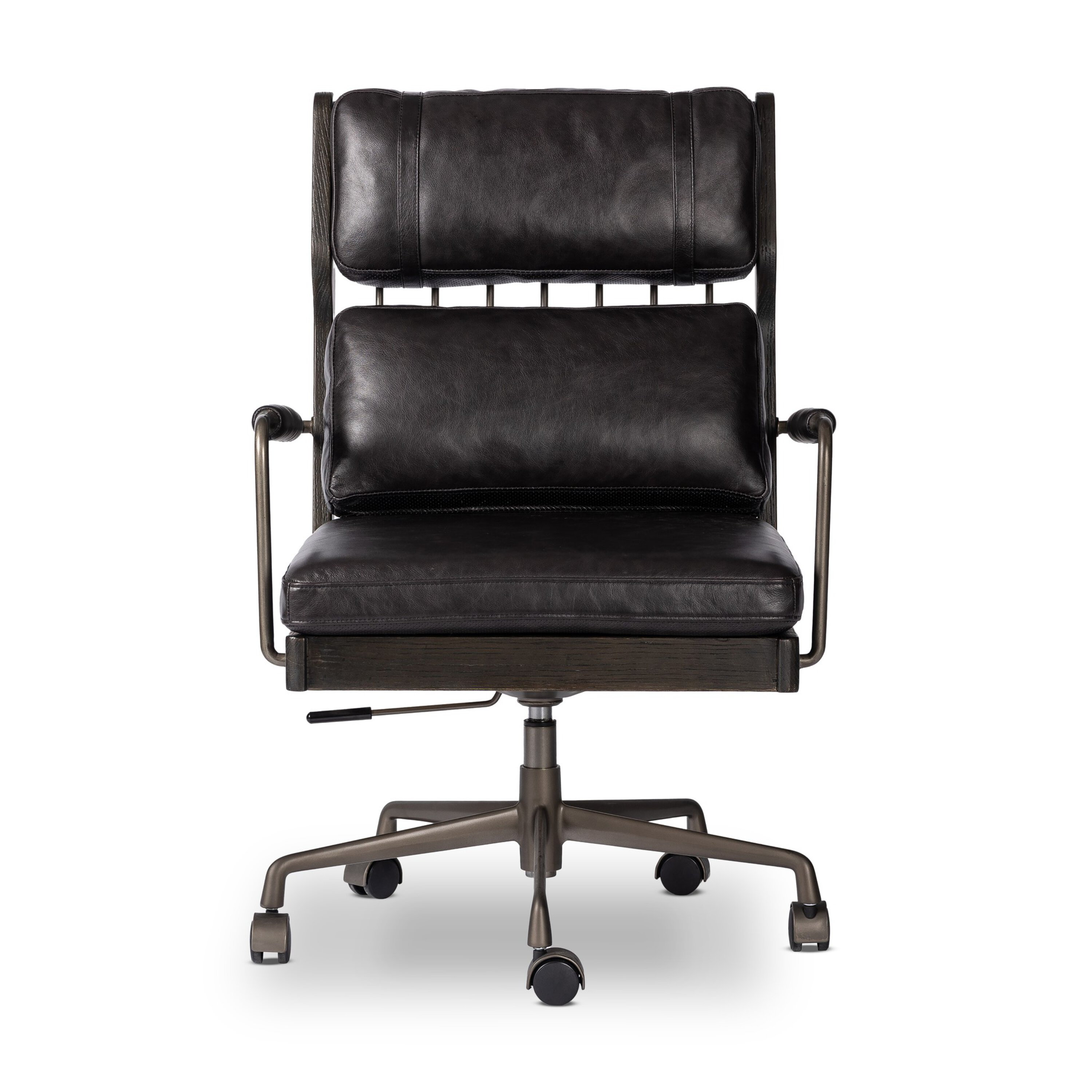 17 Stories Christopher Genuine Leather Office Chair | Wayfair