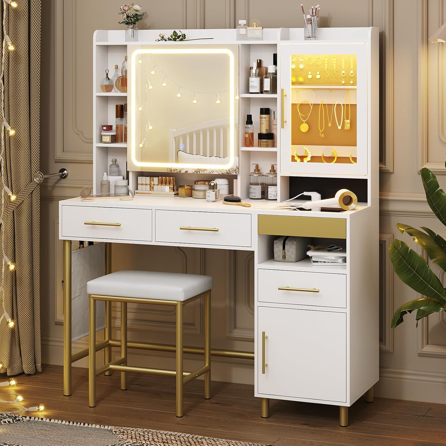 Mercer41 Mercer41 Makeup Vanity | Wayfair