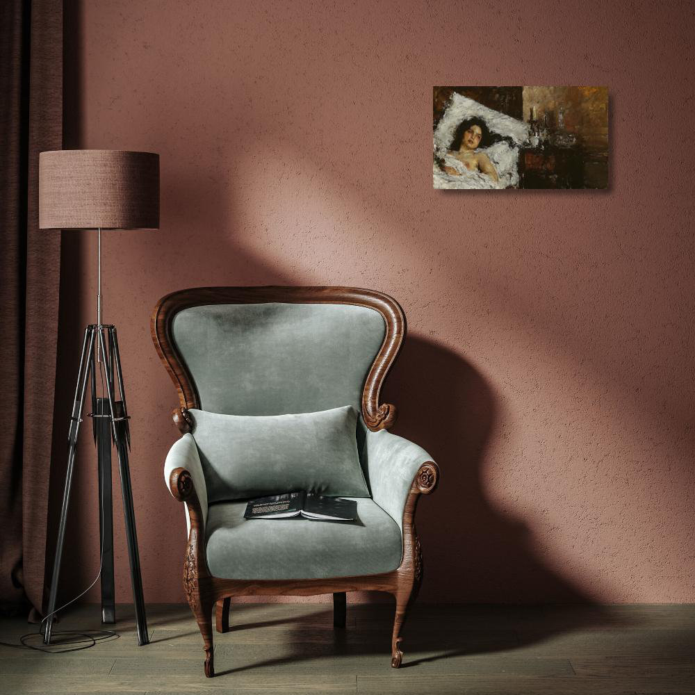 Astoria Grand "Resting" by Antonio Mancini - Gallery Wrap Canvas Wall ...