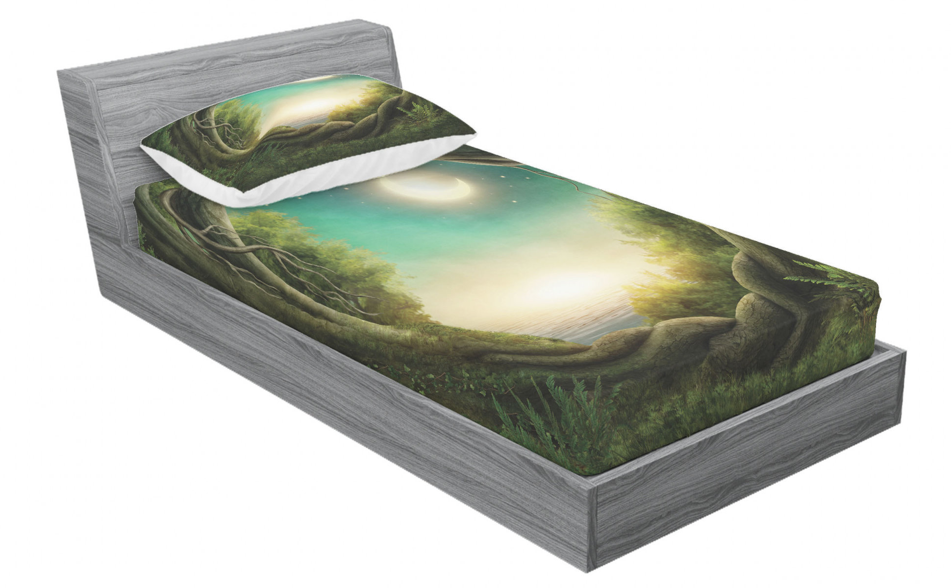 Ambesonne Forest Sheet Set | Wayfair