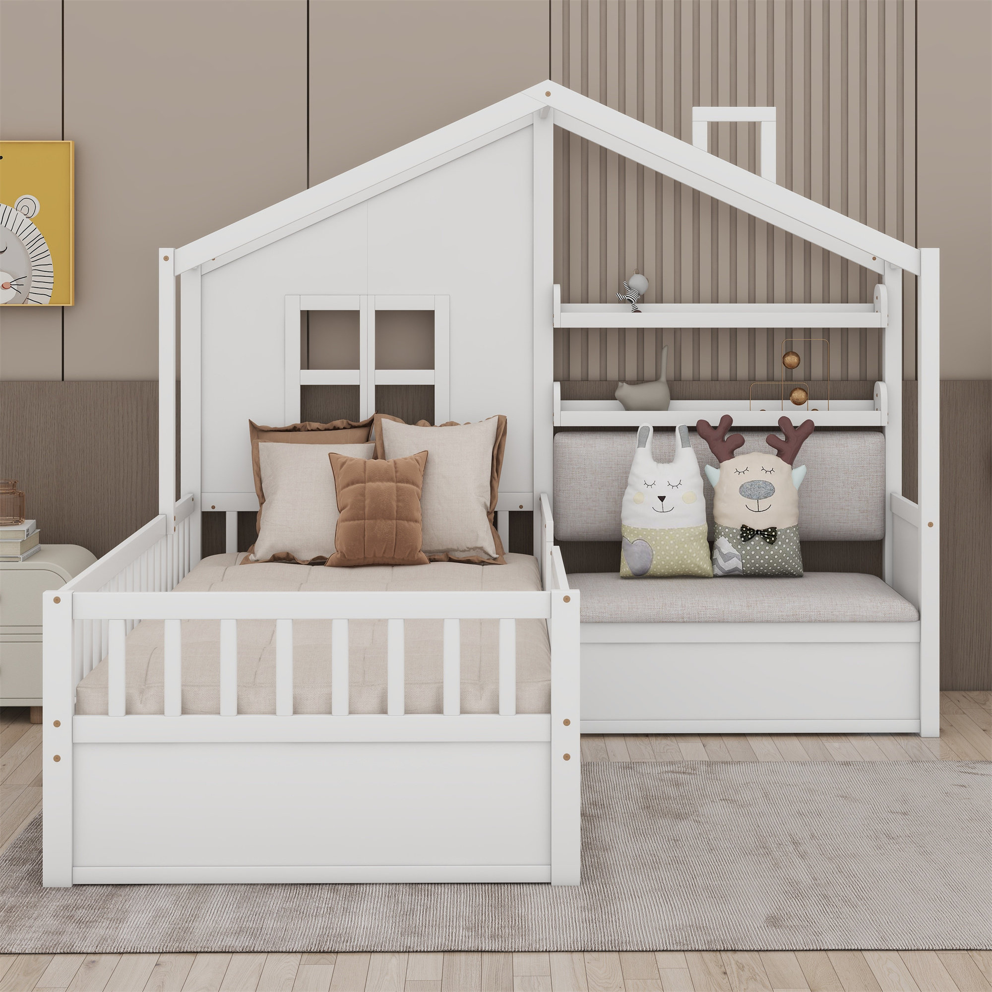 Red Barrel Studio® Kyvon Slat Storage Bed | Wayfair