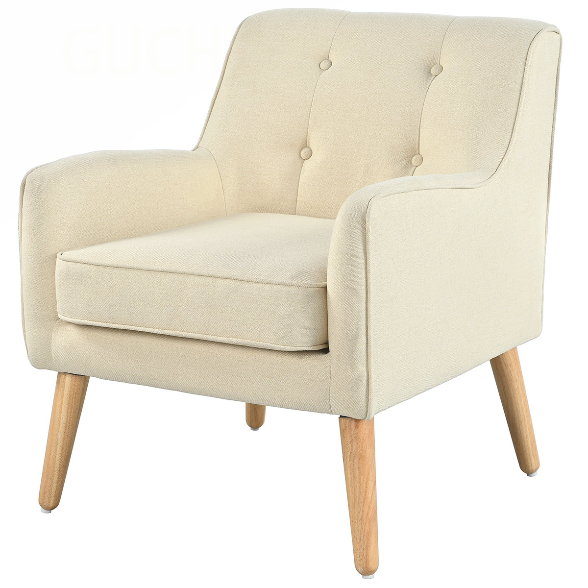 Corrigan Studio® Charming Mid-Century Modern Arm Chair for Stylish Home ...