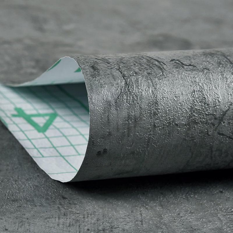 17 Stories 16"×197" Grey Concrete Contact Paper 3d Extra Thick Faux ...