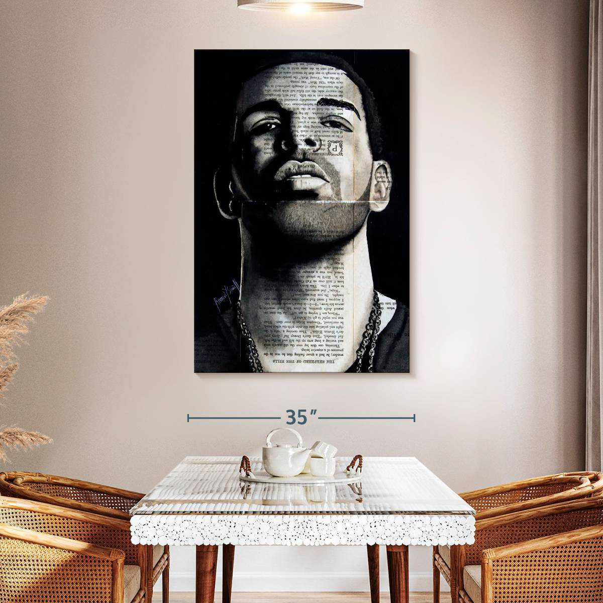 Elephant Stock Drake Newsprint | Wayfair