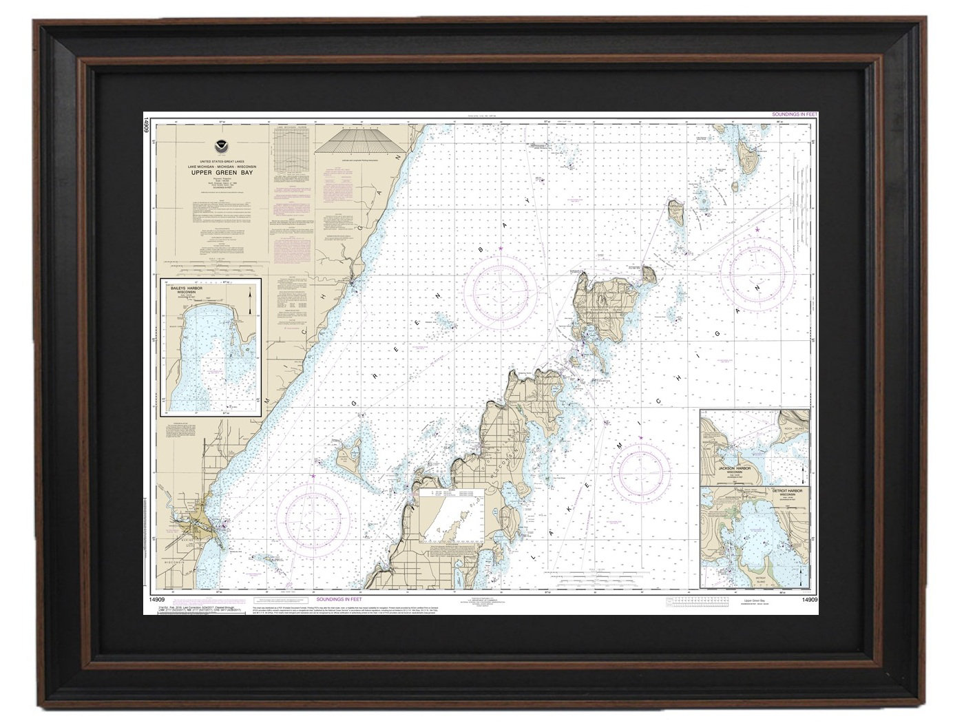 Longshore Tides Lake Michigan, Upper Green Bay - Jackson Harbor And ...