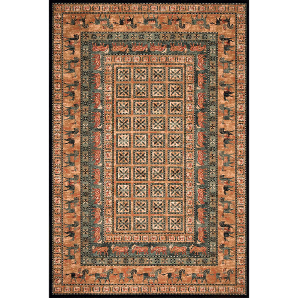 Three Posts Pine Grove Oriental Wool Area Rug & Reviews | Wayfair.co.uk