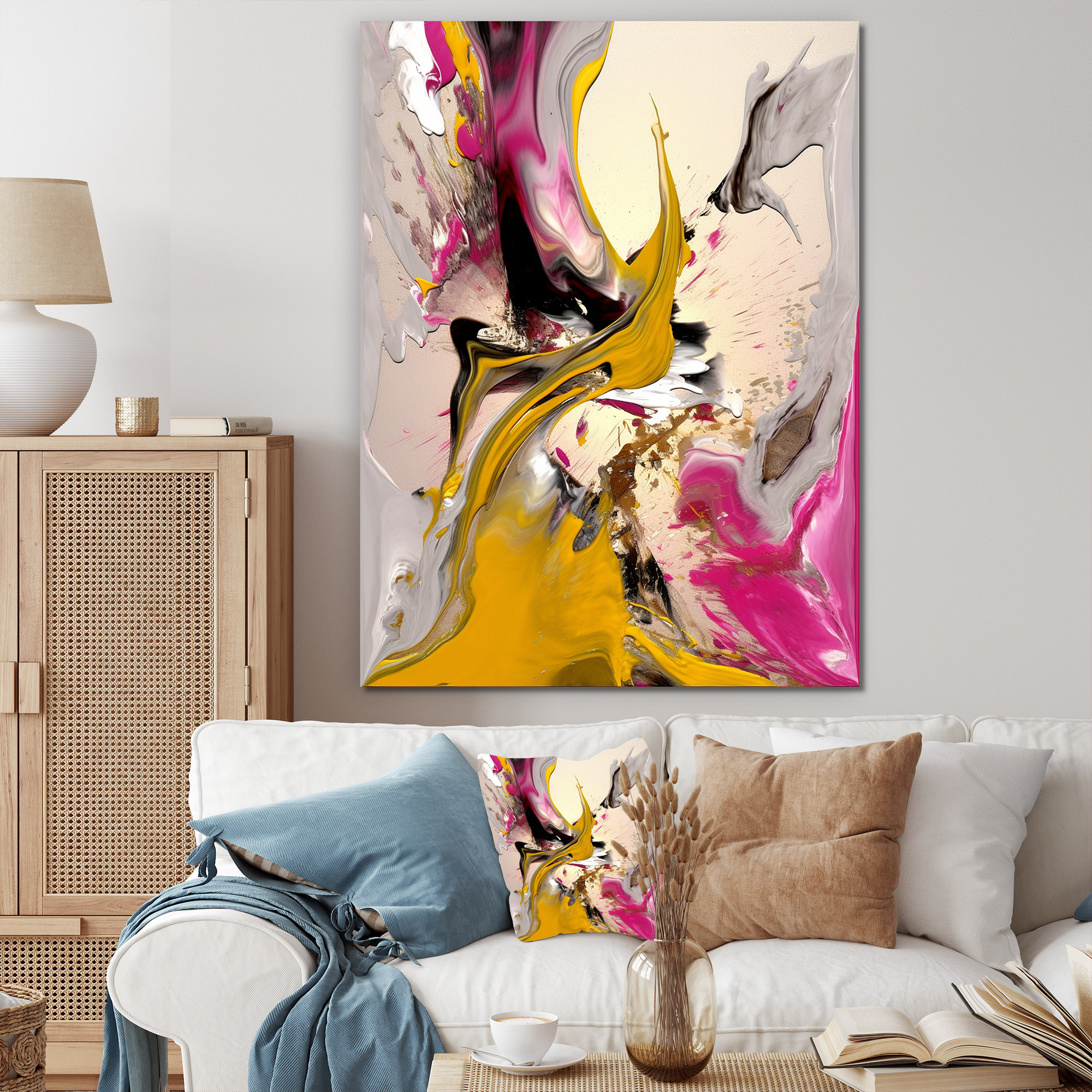 Wrought Studio Restless Adagio Of Soul Abstract Expressionism ...