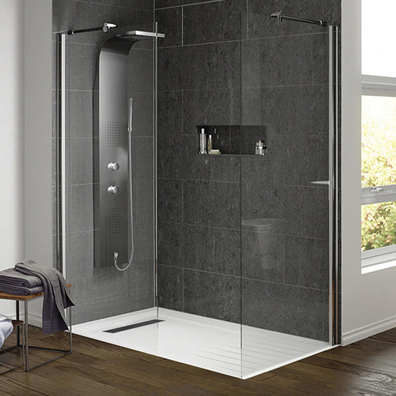 SMARTLET Linear Grid Shower Drain | Wayfair