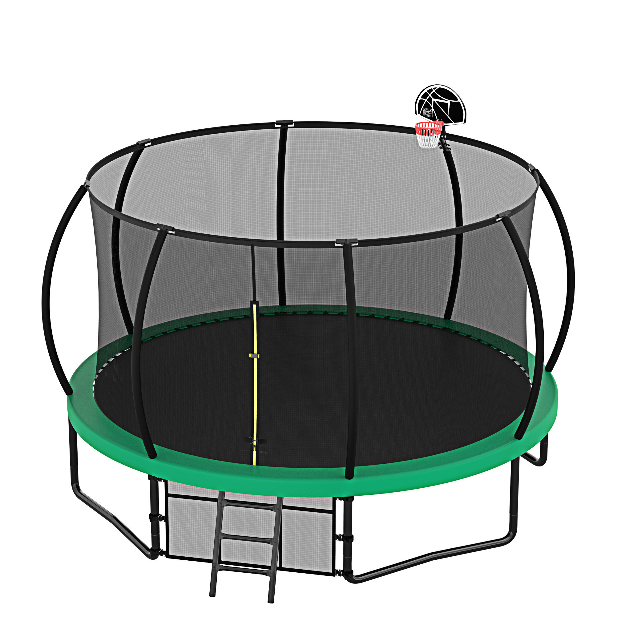 wendeway 14FT Trampoline With Enclosure - Recreational Trampolines With ...