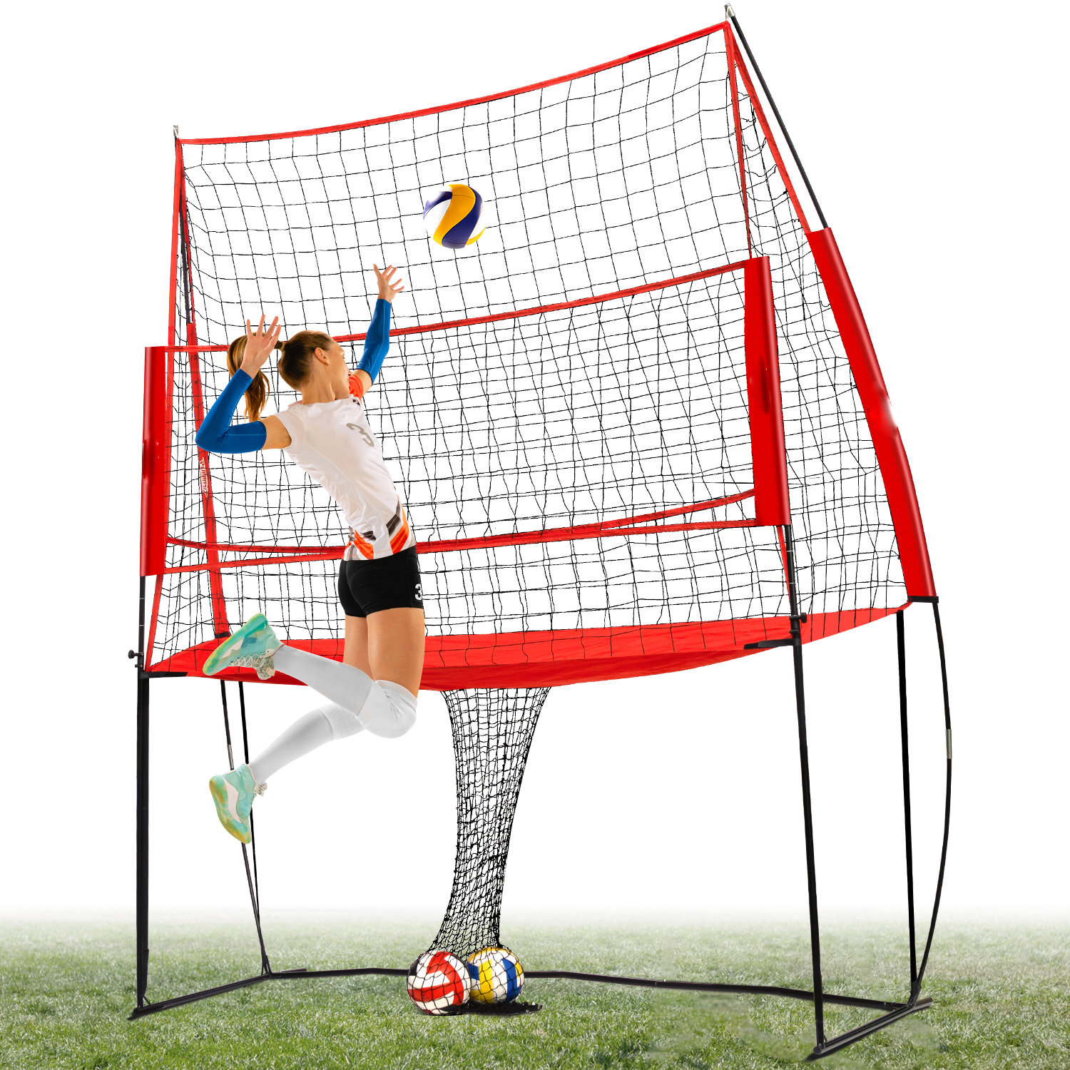 ECOSUB Volleyball Training Equipment Net,Height Adjustable Volleyball ...
