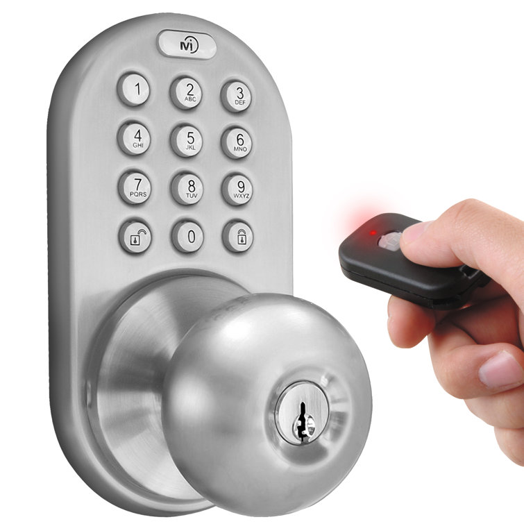 Milocks Electronic Door Knob with Remote & Reviews | Wayfair