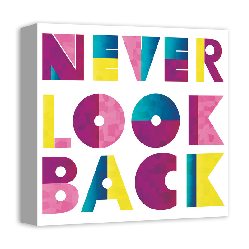 Trinx Abstract Never Look Back - Unframed Print on Canvas | Wayfair