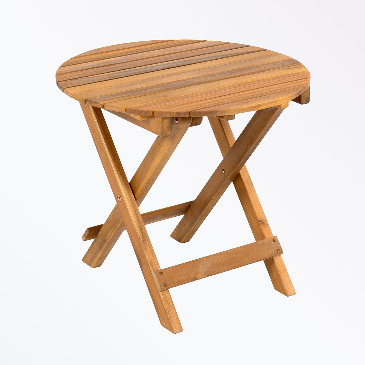 Gracie Oaks wooden patio table with sturdy legs | Wayfair