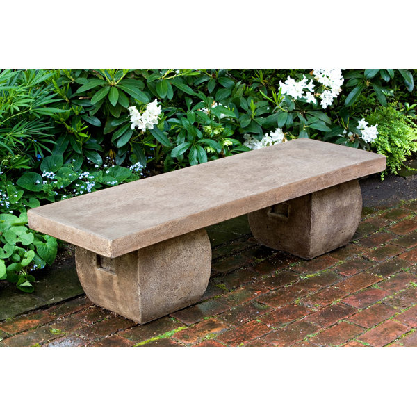 Campania International, Inc Stone / Concrete Outdoor Bench | Wayfair