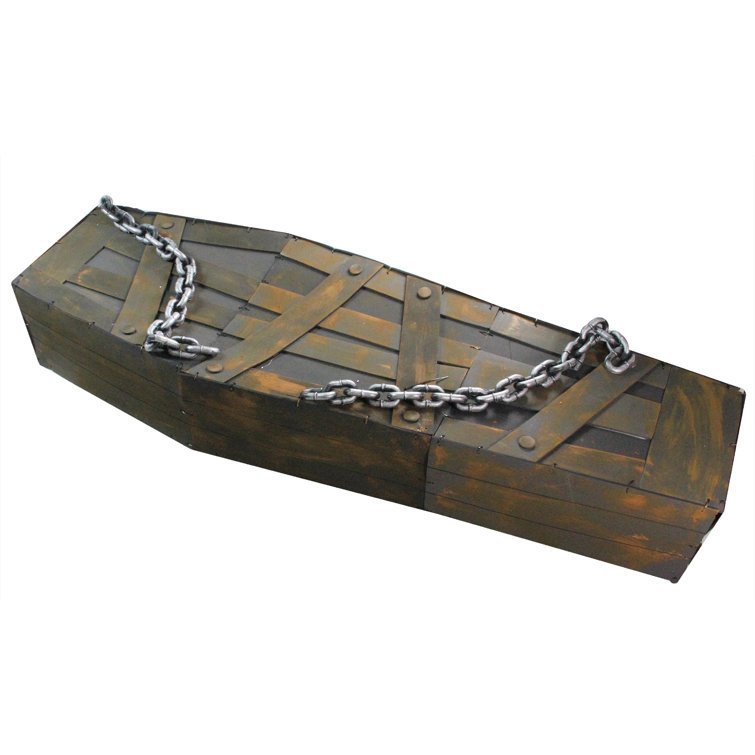 Northlight 63" Animated and Lighted Chained Shaking Coffin Halloween ...