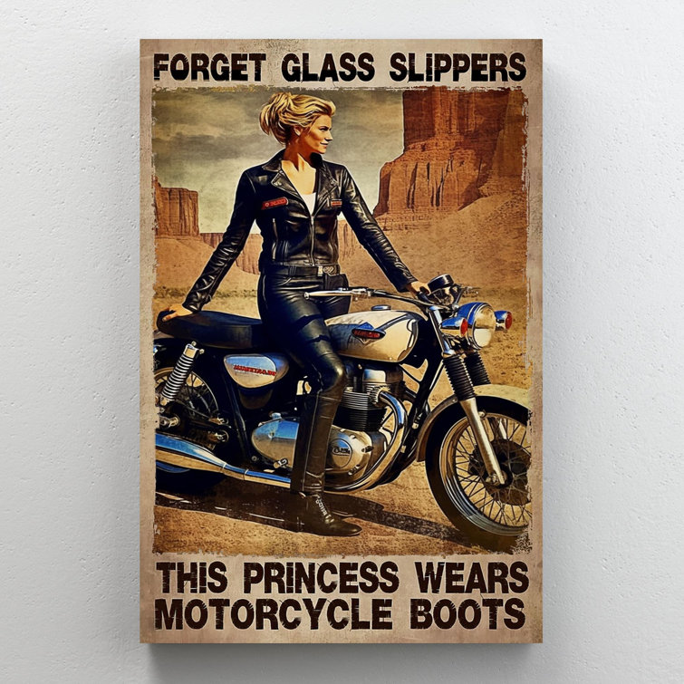 Trinx This Princess Wears Motorcycle Boots - 1 Piece Rectangle Graphic ...