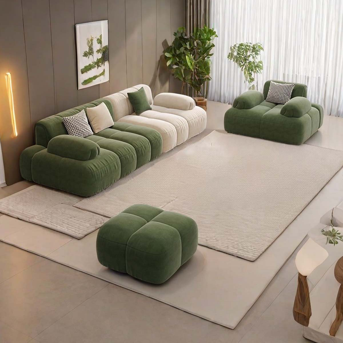 Hokku Designs Mithelash 3 - Piece Faux Leather Living Room Set | Wayfair