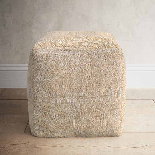 Farmhouse & Rustic Pouf Ottomans | Birch Lane