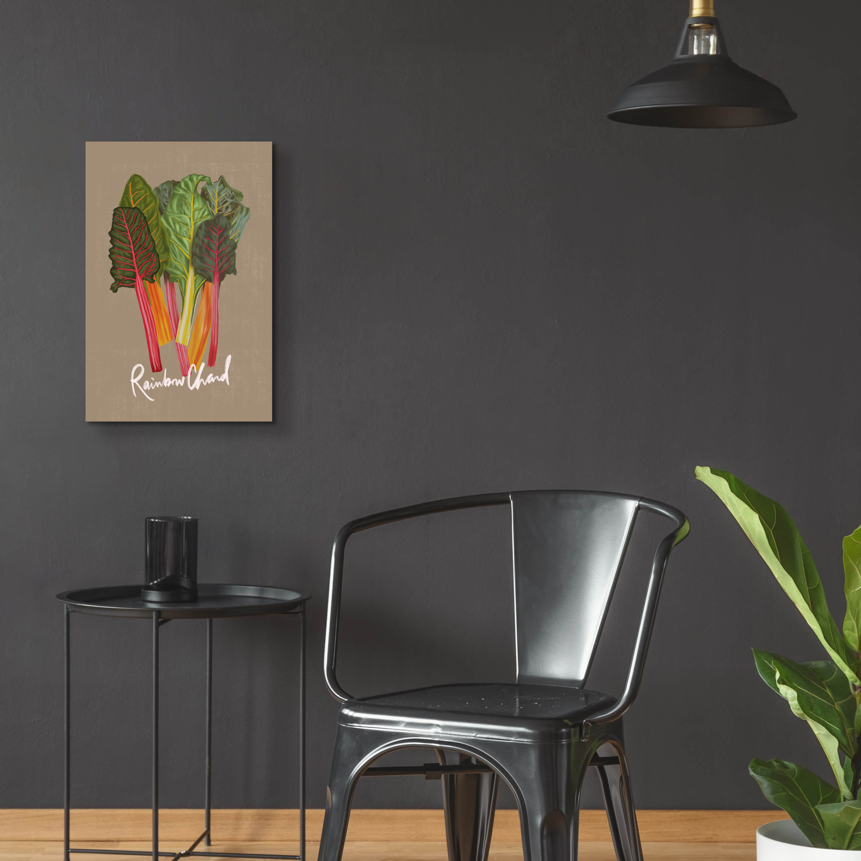 Gracie Oaks 'Rainbow Chard' by Elizabeth Caldwell Acrylic Glass Wall ...