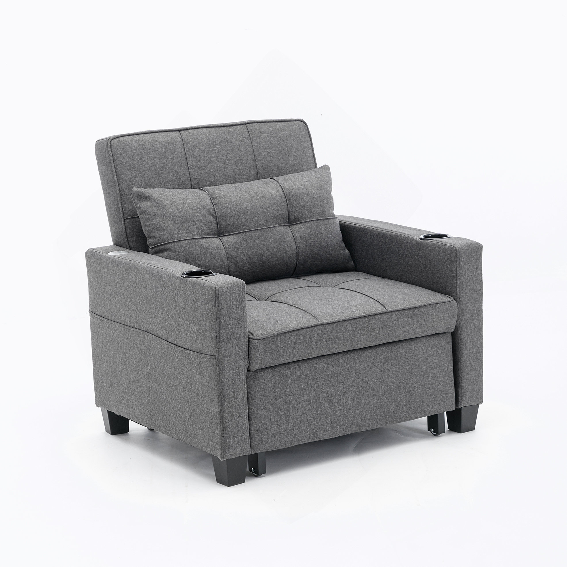 Latitude Run® Versatile Rotating Sofa Chair With Hidden Storage For ...