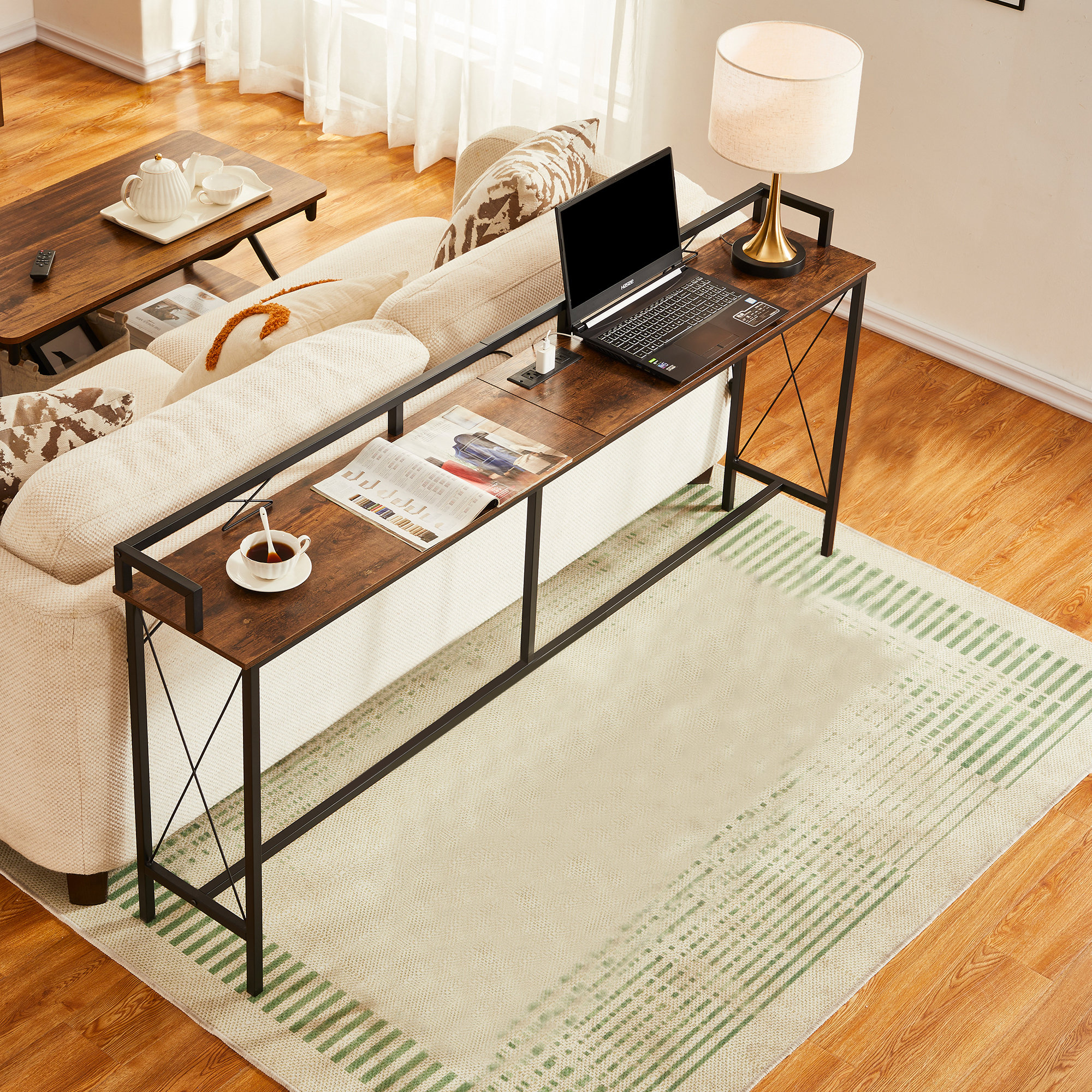 Trent Austin Design® Ramsdell Console Table with Charging Station ...