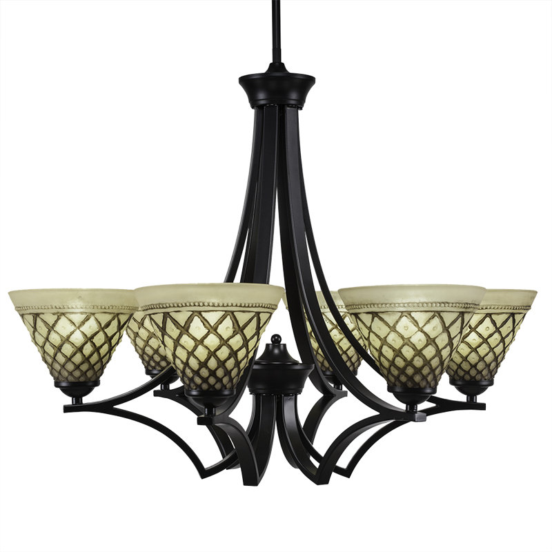 Winston Porter Zilo 6-Light Chandelier | Wayfair
