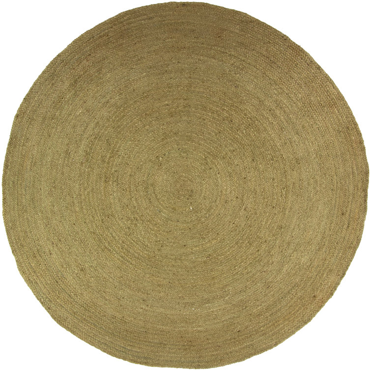 Ebern Designs Sather Round 200cm Olive Area Rug | Wayfair.co.uk