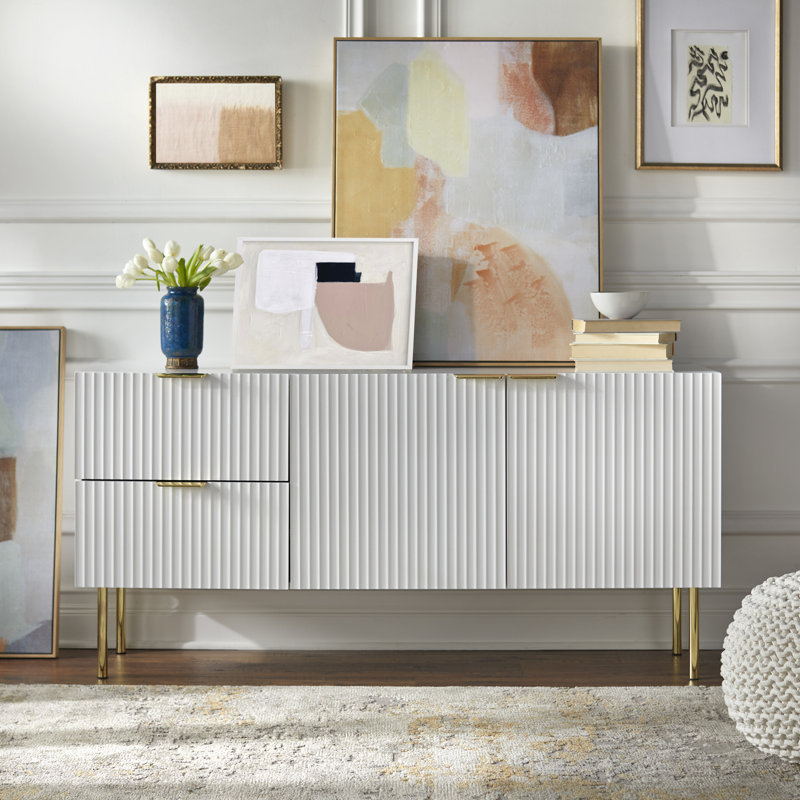 Mercer41 Jaycii 60" Wide 2 Drawer Sideboard | Wayfair