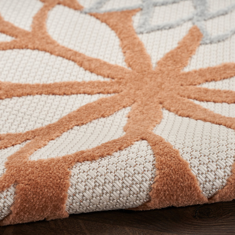 Winston Porter Chazney Cream/Ivory Indoor/Outdoor Rug & Reviews | Wayfair