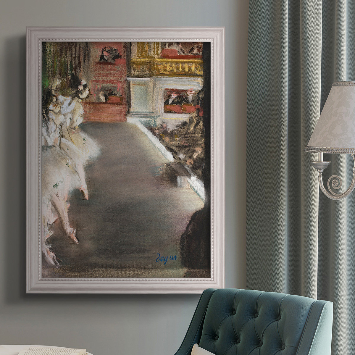 Red Barrel Studio Dancers At The Old Opera House Premium Framed Canvas ...