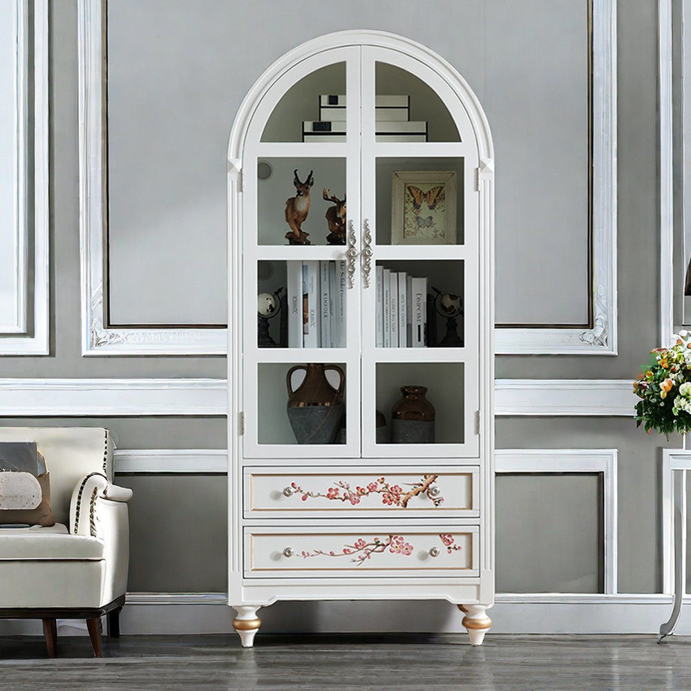 GINATOL Book Cabinet Storage Bookcase | Wayfair