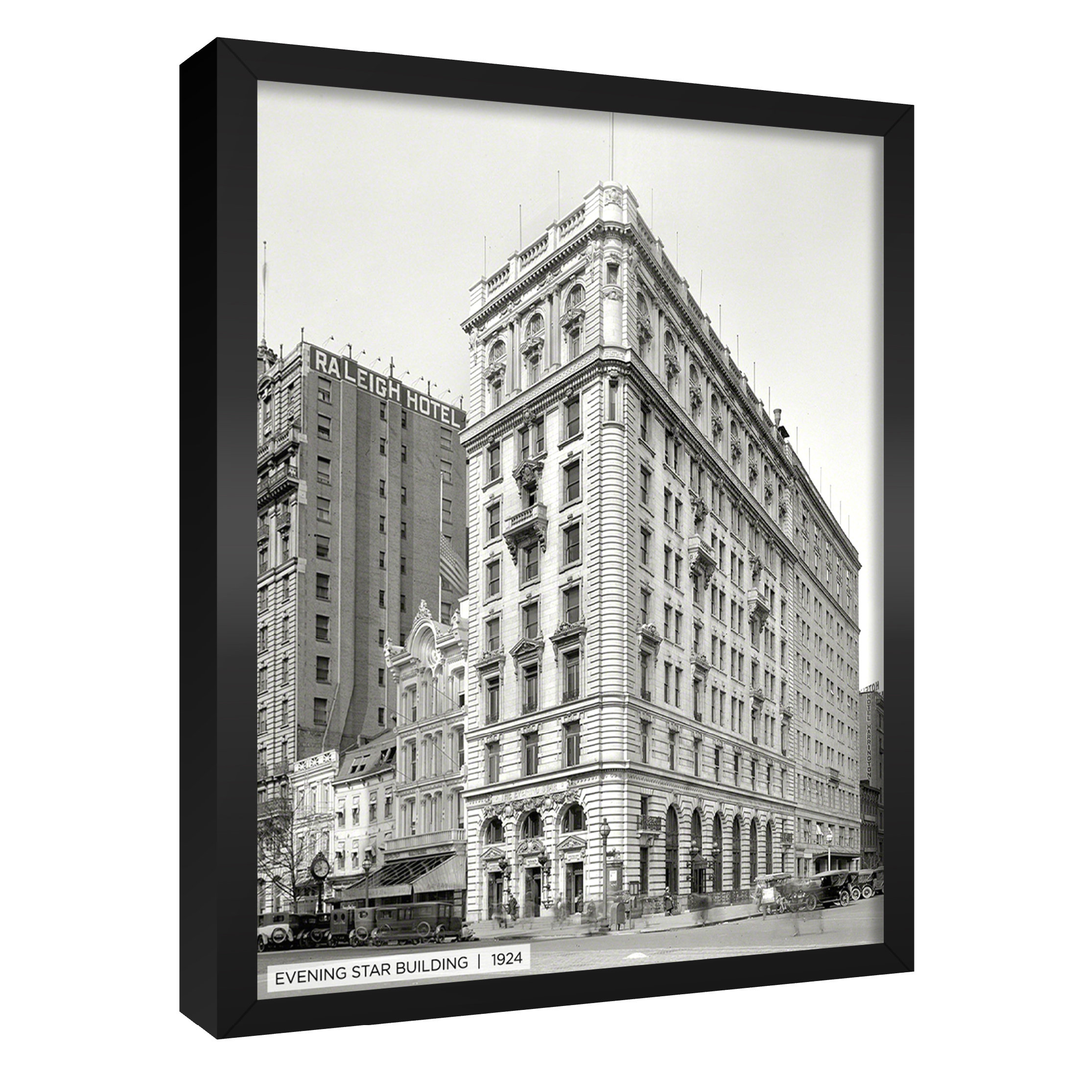 Winston Porter Evening Star Building 1924 Framed On Canvas Print | Wayfair