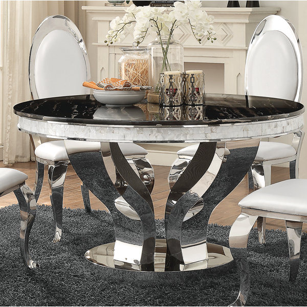 White Round Dining Tables You'll Love | Wayfair