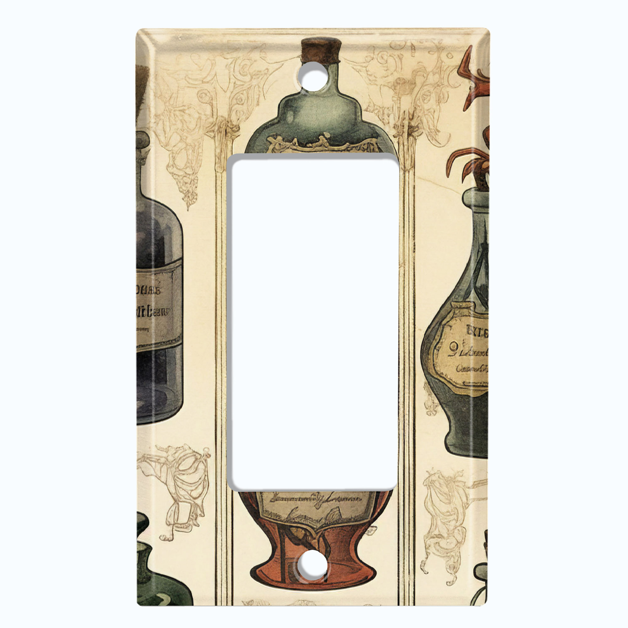 WorldAcc Metal Light Switch Plate Outlet Cover (Halloween Potion ...