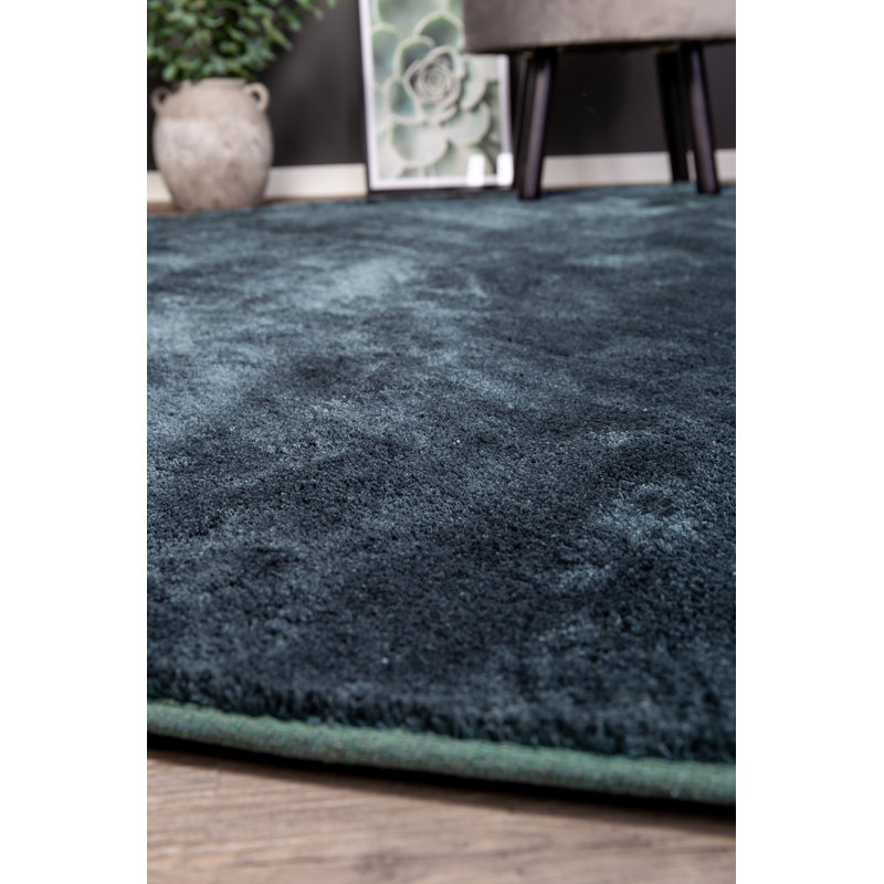 Canora Grey Kirby Hand Knotted Green Rug | Wayfair.co.uk