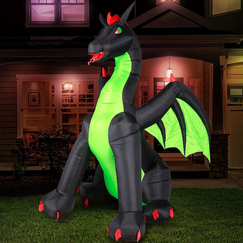 The Holiday Aisle® Fire Dragon Inflatable Set & Reviews | Wayfair