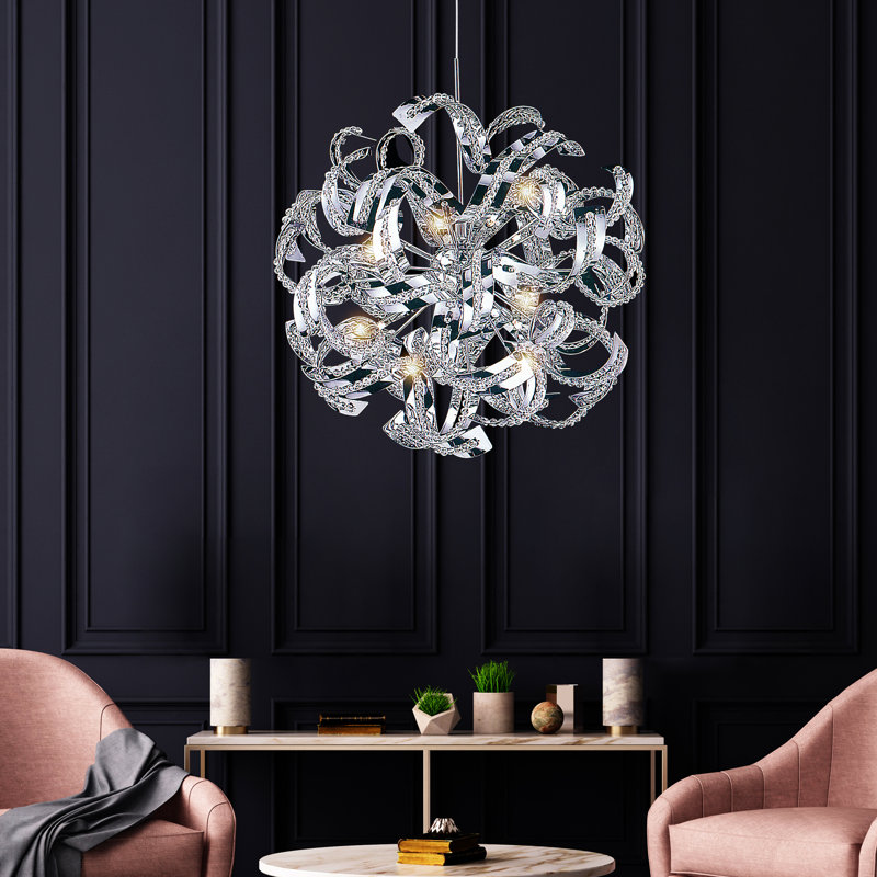 Wrought Studio™ Fritz 14 - Light Unique / Statement Globe Chandelier ...