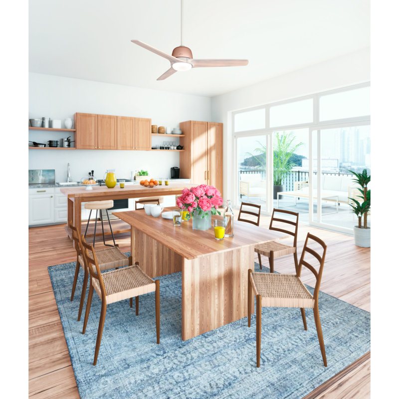 Hunter Fan 54" Norden 3 - Blade LED Standard Ceiling Fan with Remote ...