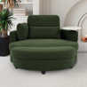 Latitude Run® Lasean 51'' Wide Swivel Barrel Chair and Ottoman ...