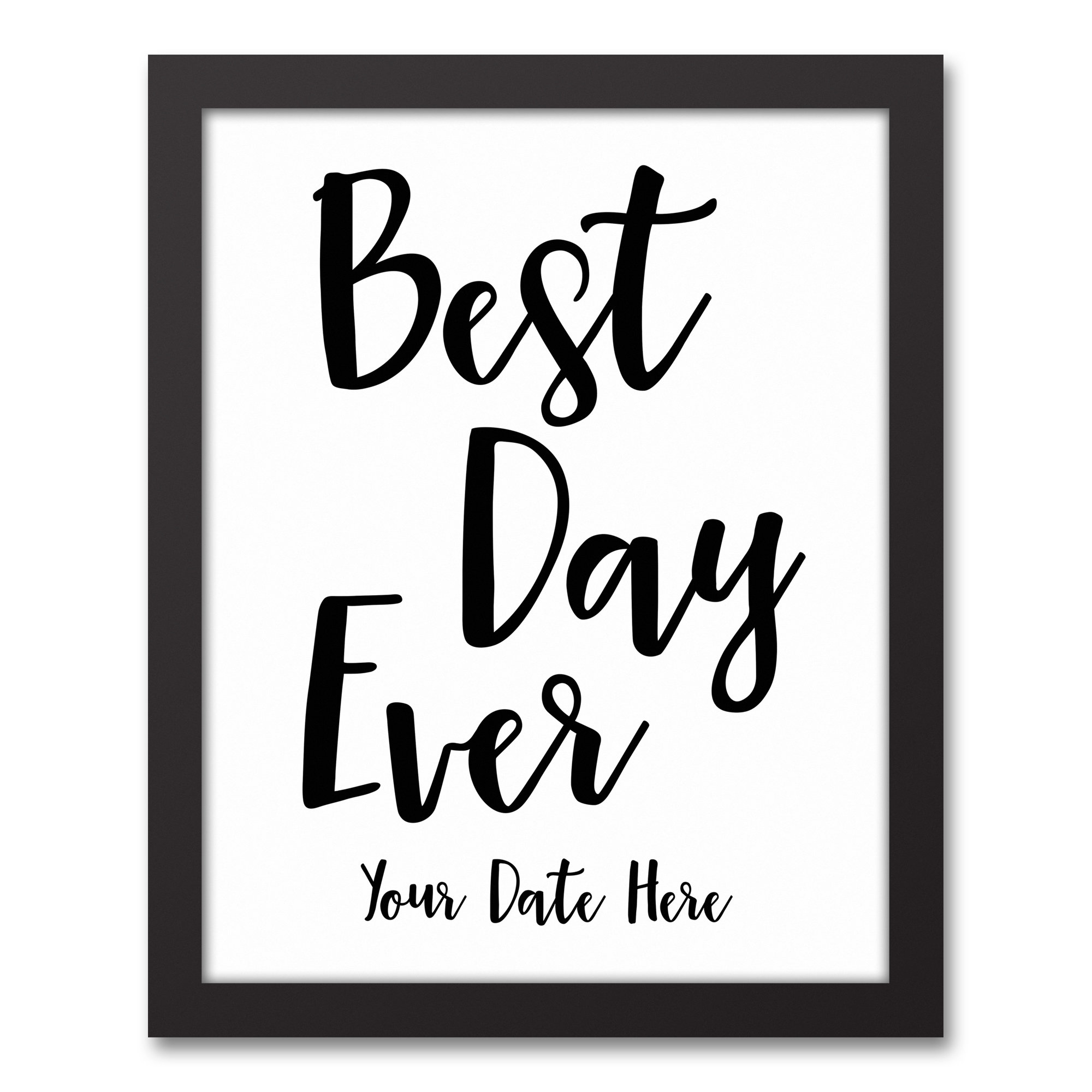 Designs Direct Creative Group 'Best Day Ever with Date' - Picture Frame ...