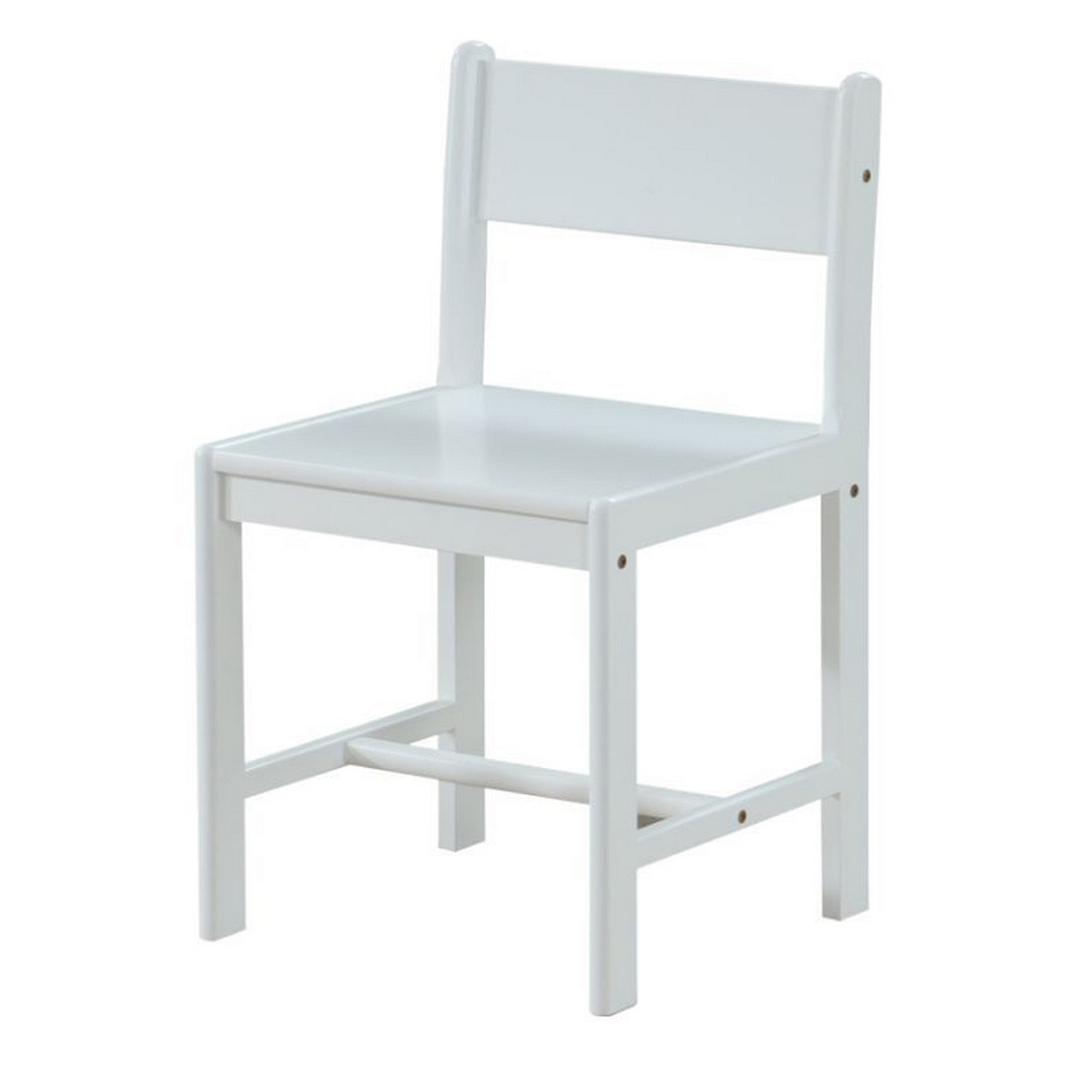 Red Barrel Studio® Molinari Low Rise Wooden Side Chair In White Finish ...