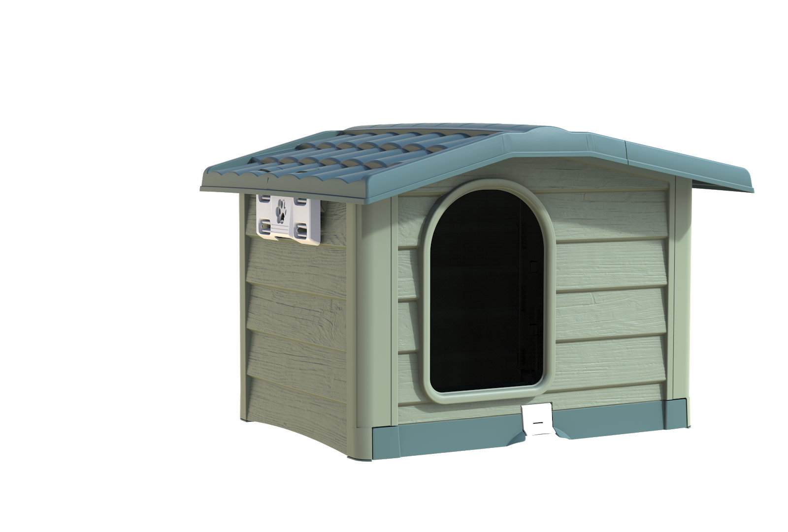 Tucker Murphy Pet™ Kerstetter Shingle Motif Plastic Dog House & Reviews ...